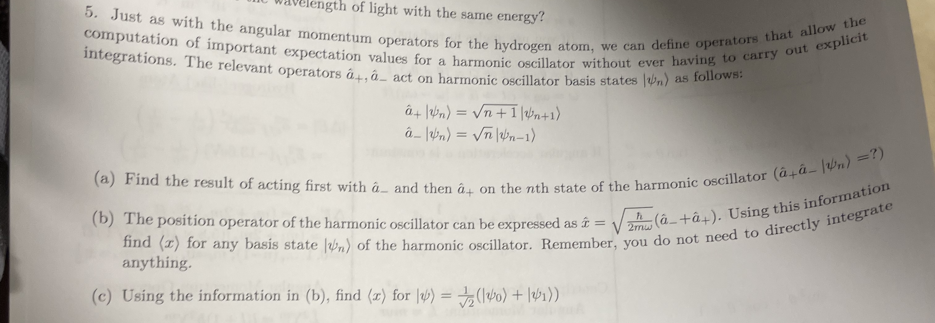Solved th of light with the same energy? angular momentum | Chegg.com