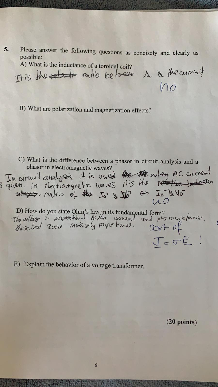 Solved 5. Please answer the following questions as concisely | Chegg.com