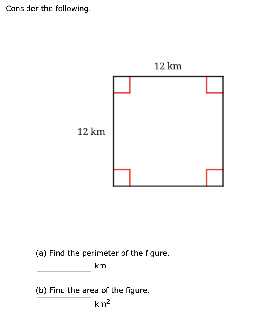 Solved Consider the following. 12 km 12 km (a) Find the | Chegg.com