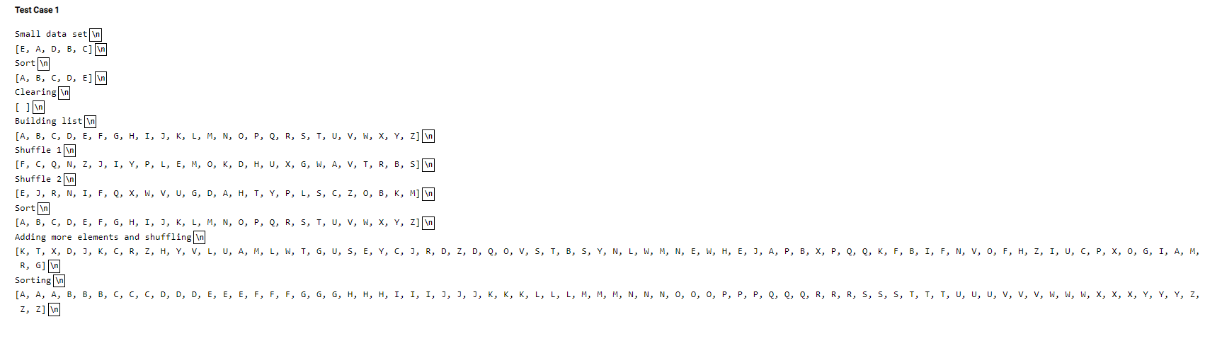 Solved Implement a sort methodpublic void sort()Implement | Chegg.com