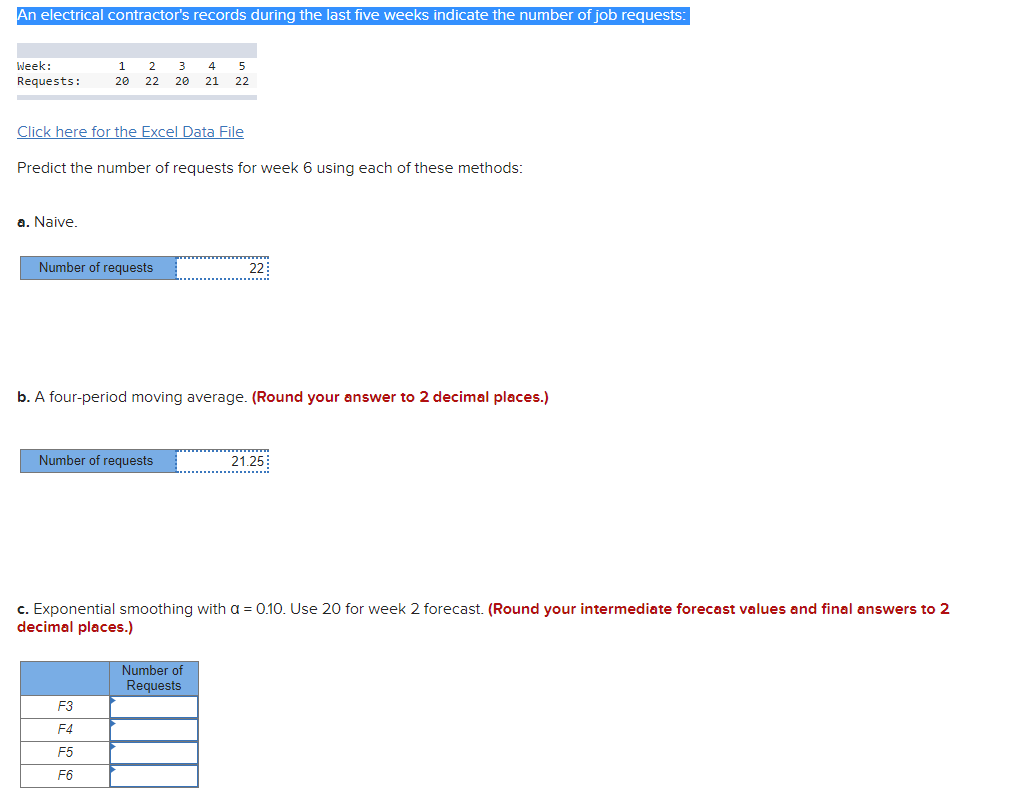 Solved An electrical contractor's records during the last | Chegg.com