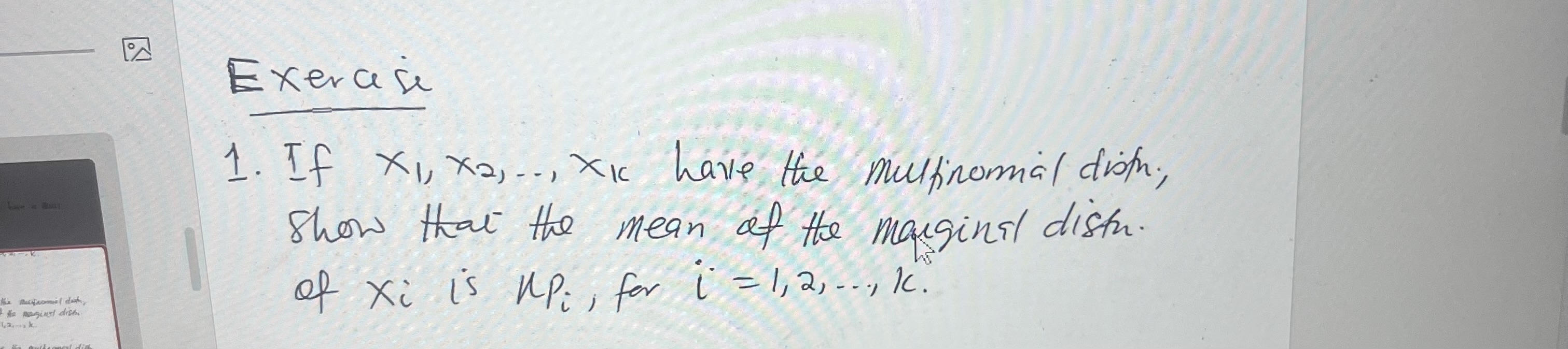 Solved ExerciseIf x1,x2,dots,xk ﻿have the muttinomal | Chegg.com