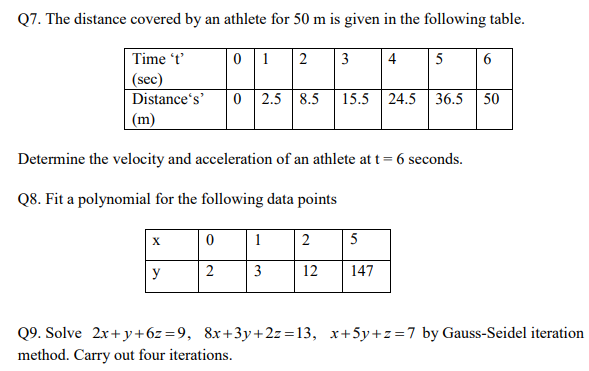 Solved Q6 Using 4th Order Runge Kutta Method Solve 
