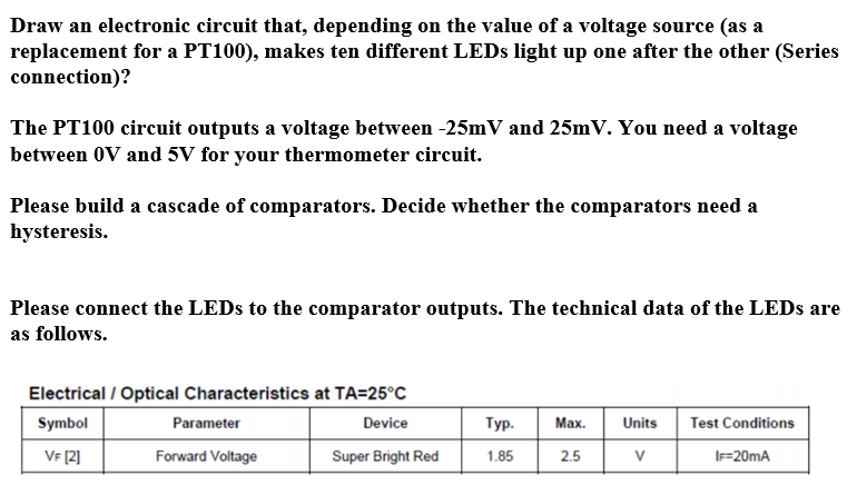 Solved Draw an electronic circuit that, depending on the | Chegg.com
