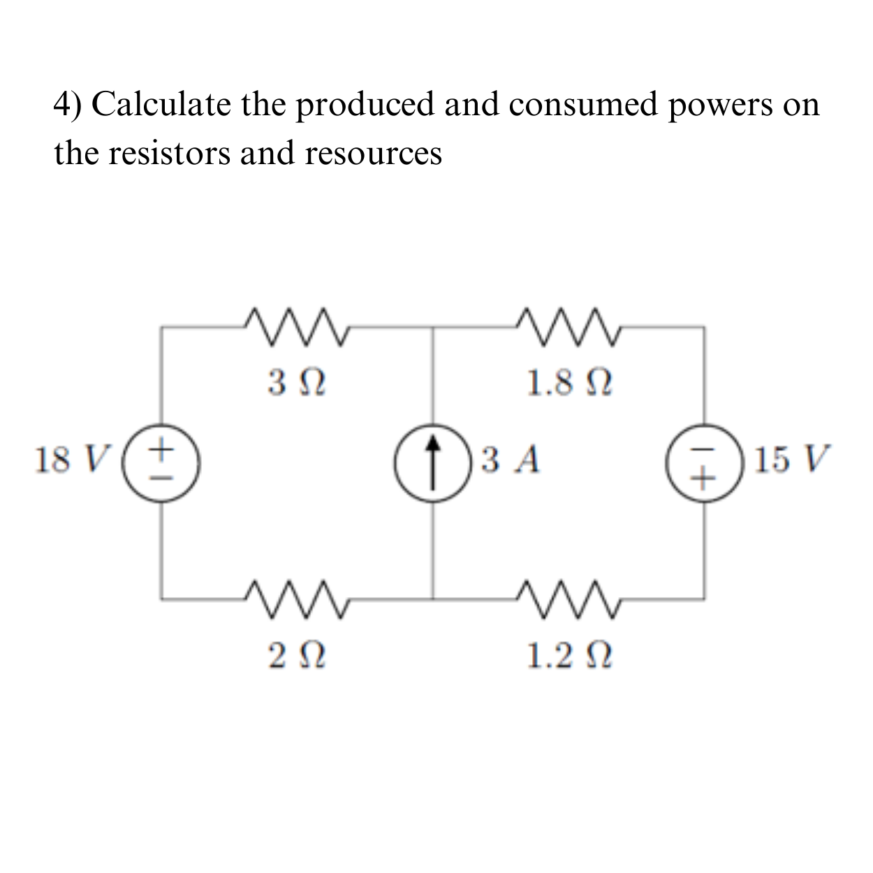 Solved Calculate the produced and consumed powers onthe | Chegg.com