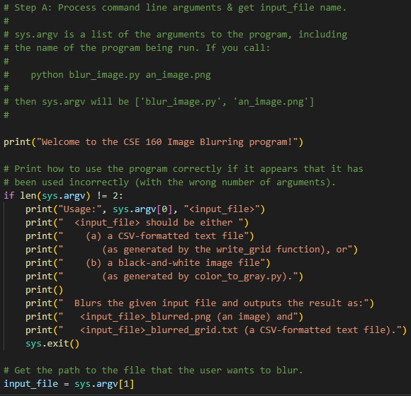 Solved I am done with the Blur function. Please read | Chegg.com