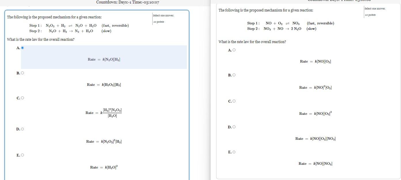 Solved Countdown: Days:-1 Time:-03:10:07 The following is | Chegg.com