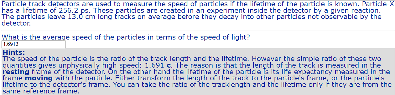Solved Particle track detectors are used to measure the | Chegg.com