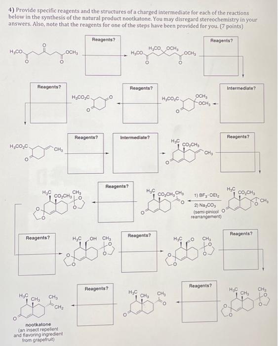 Please answer all: Provide specific reagents and the | Chegg.com