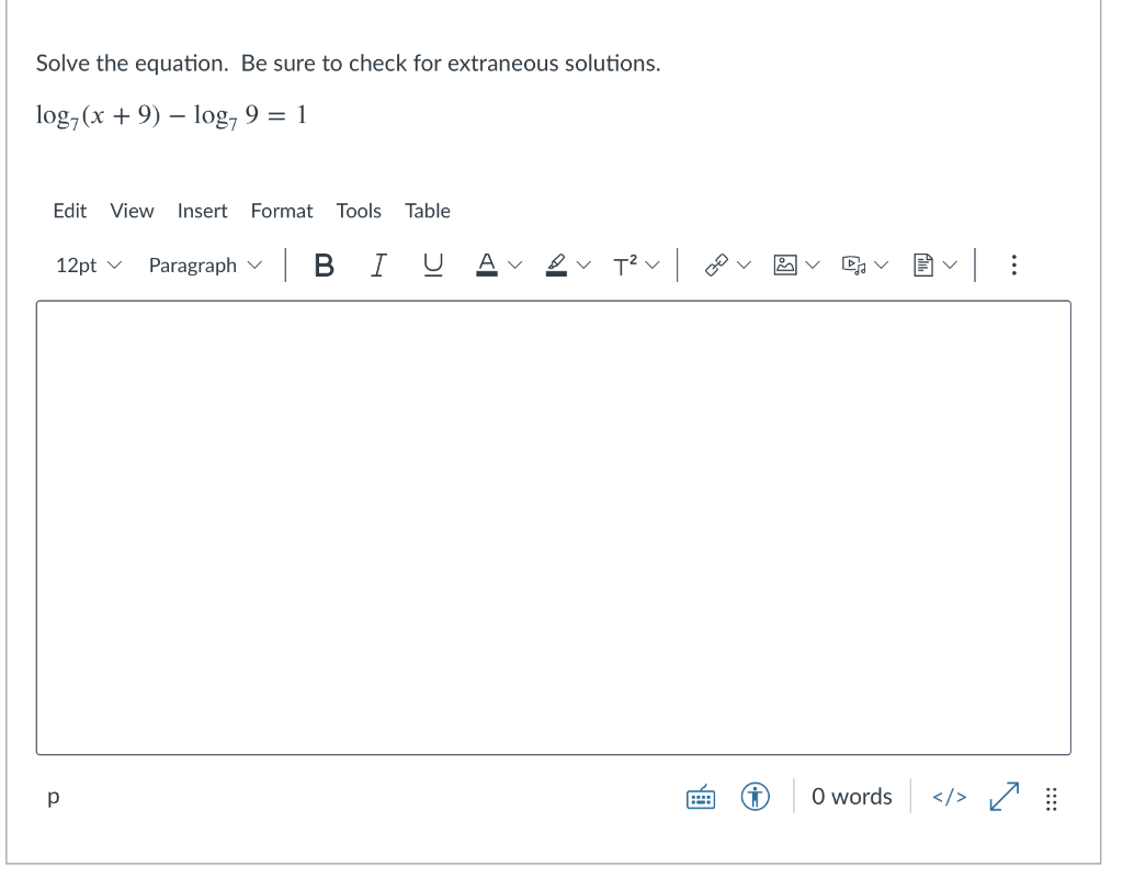 Solved Solve the equation. Be sure to check for extraneous | Chegg.com