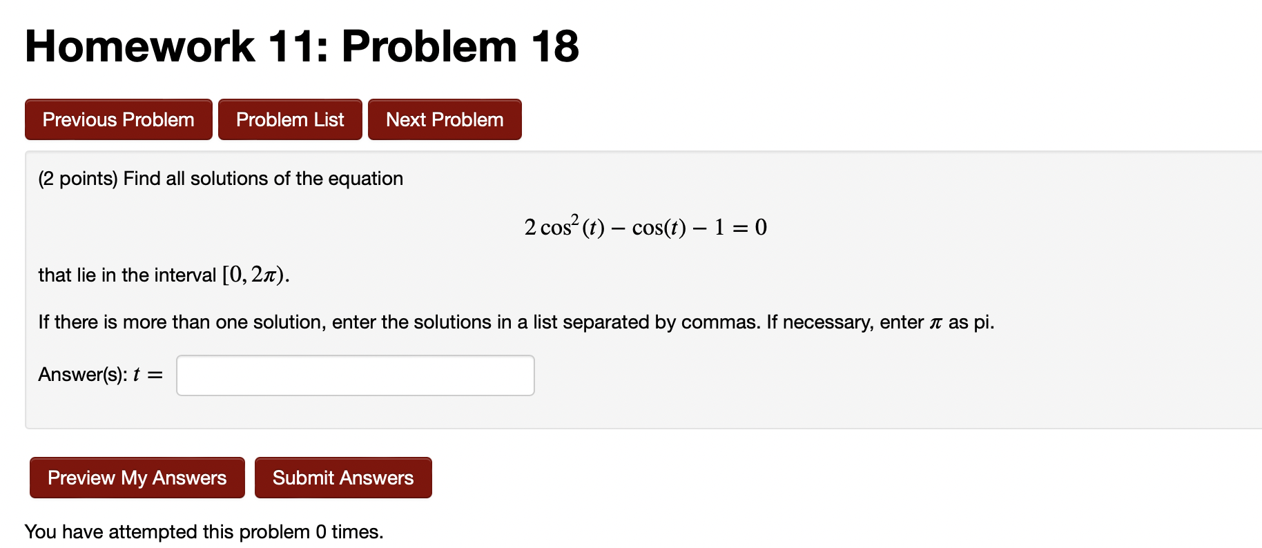 Solved Homework 11 Problem 18 Previous Problem Problem List 1470