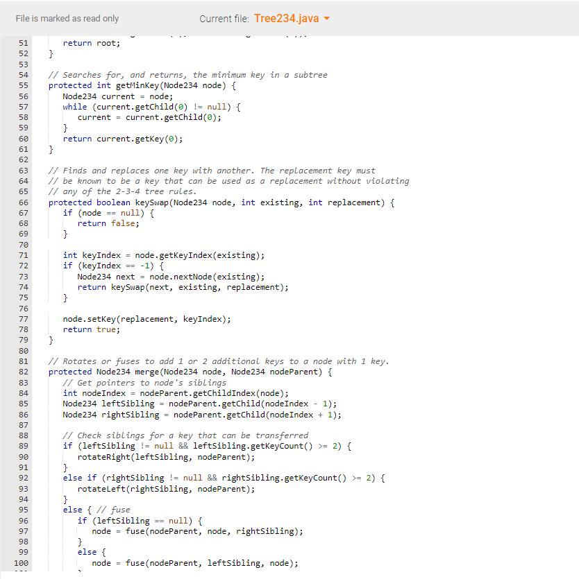 8.37 LAB: Iterable 2-3-4 tree In this lab, the | Chegg.com