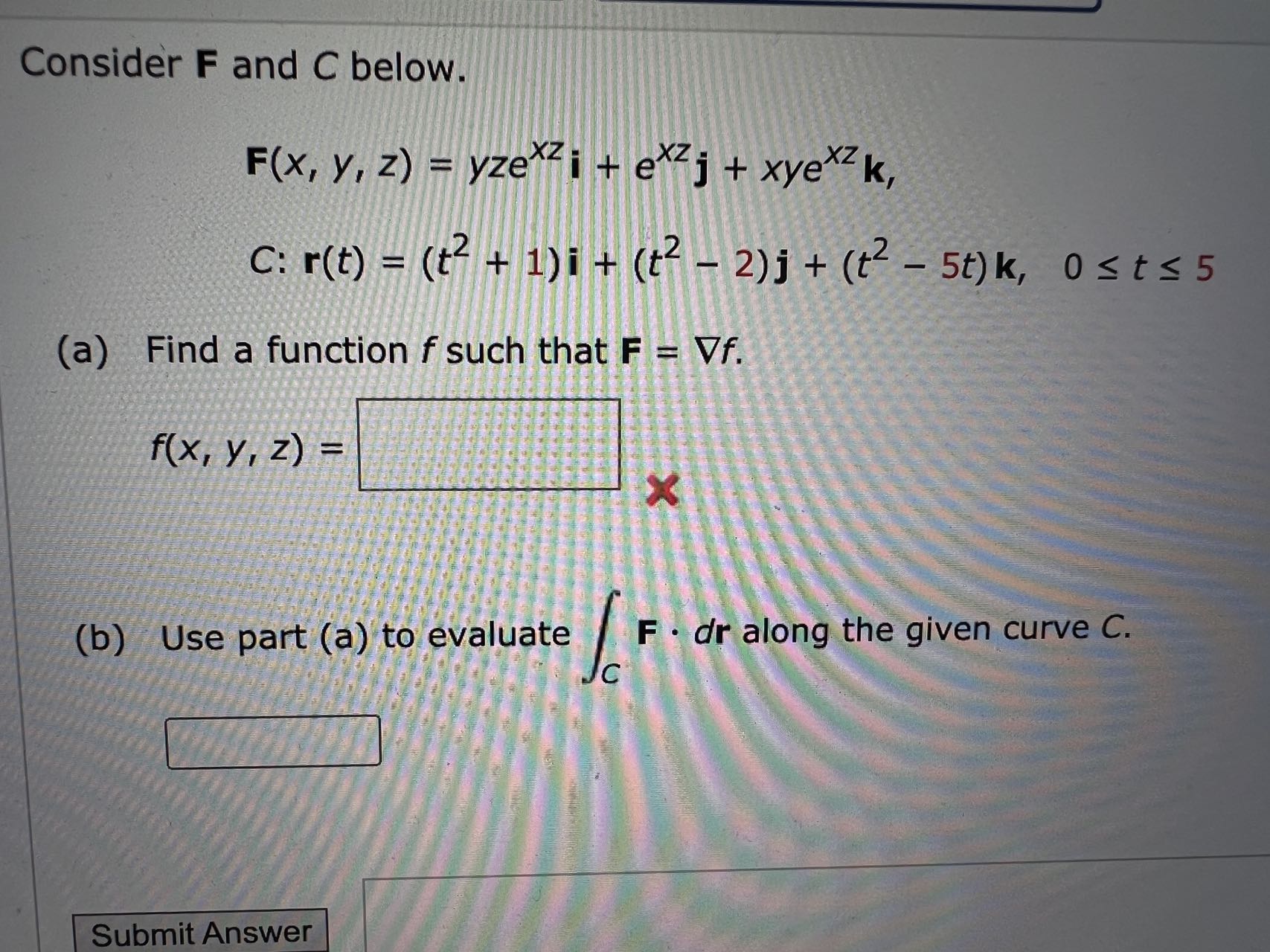 Solved Consider F and C below. | Chegg.com