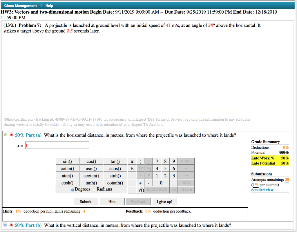 Solved Class Management | Help HW3: Vectors and | Chegg.com