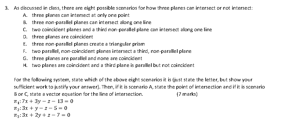 Solved 3. As discussed in class, there are eight possible | Chegg.com