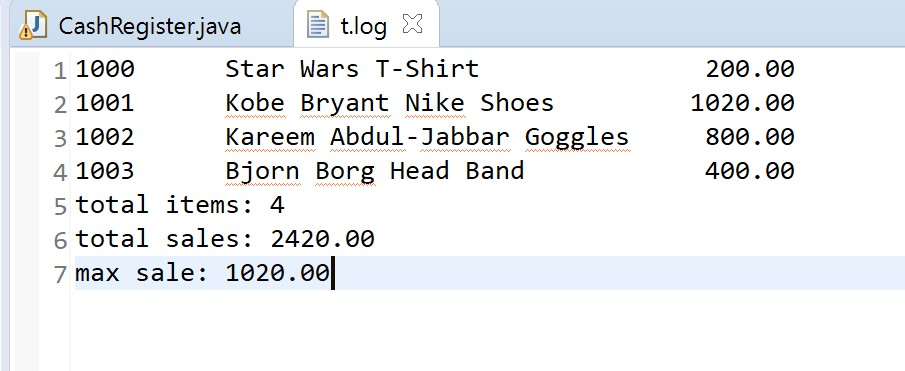 Solved I need a java program that will model an | Chegg.com