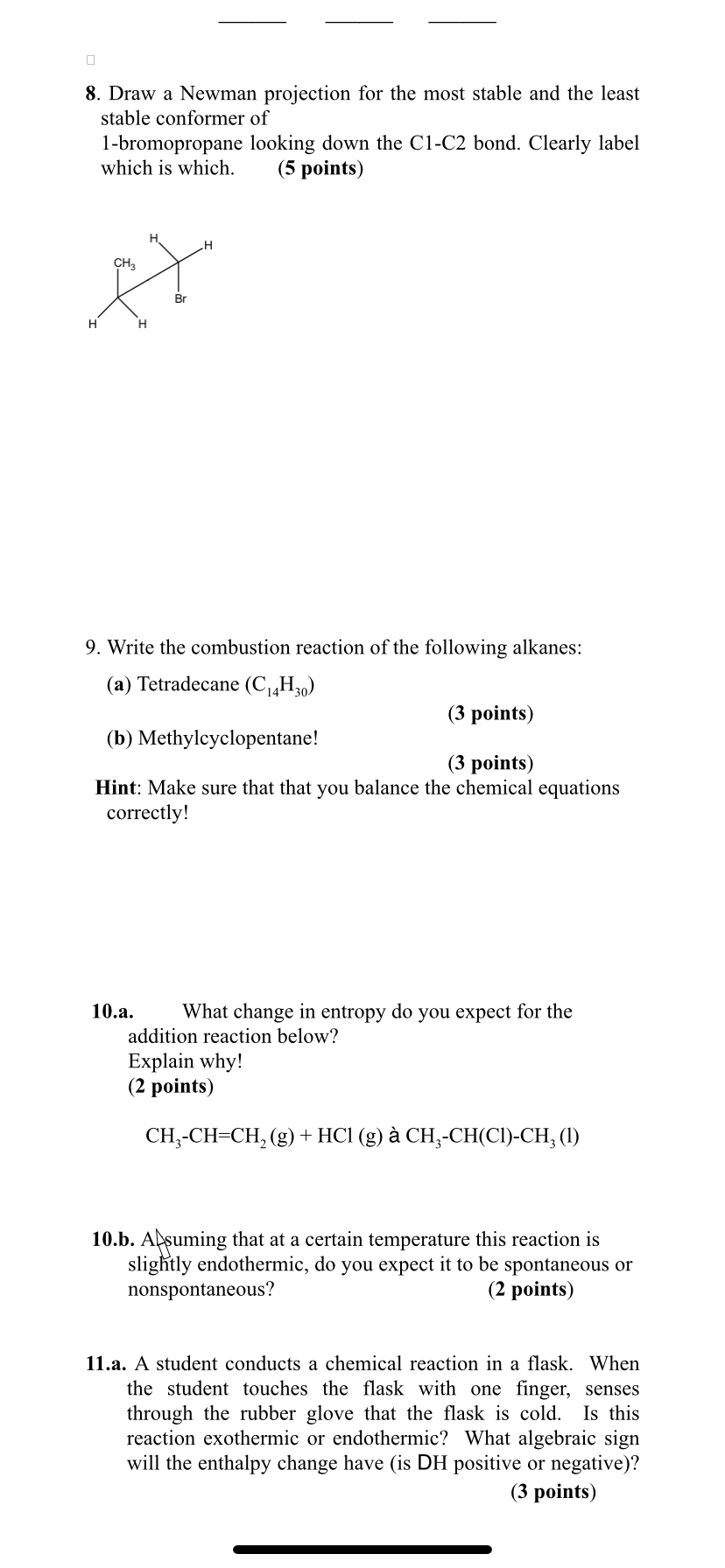 Solved 1. Draw the structure of | Chegg.com