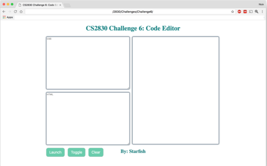 Using an HTML file with external CSS and JavaScript, | Chegg.com