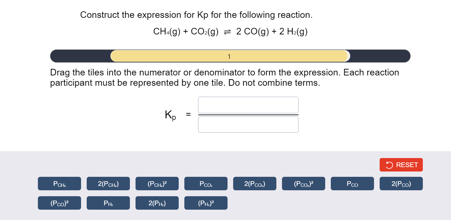 Solved Construct the expression for Kp for the following | Chegg.com
