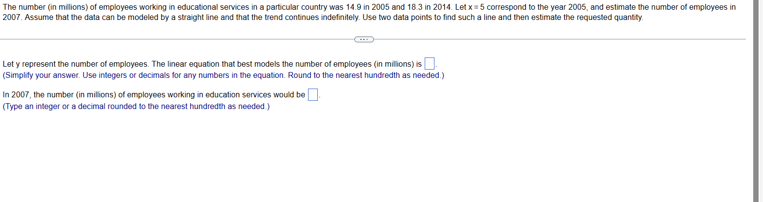 Solved Assume that the data can be modeled by a straight | Chegg.com