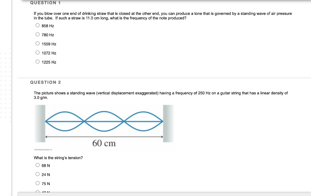 Solved QUESTION 4 This figure shows the superposition of two | Chegg.com