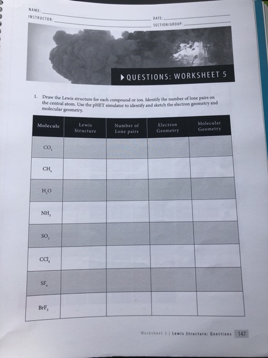 Solved NAME: INSTRUCTOR DATE: SECTION/GROUP QUESTIONS: | Chegg.com