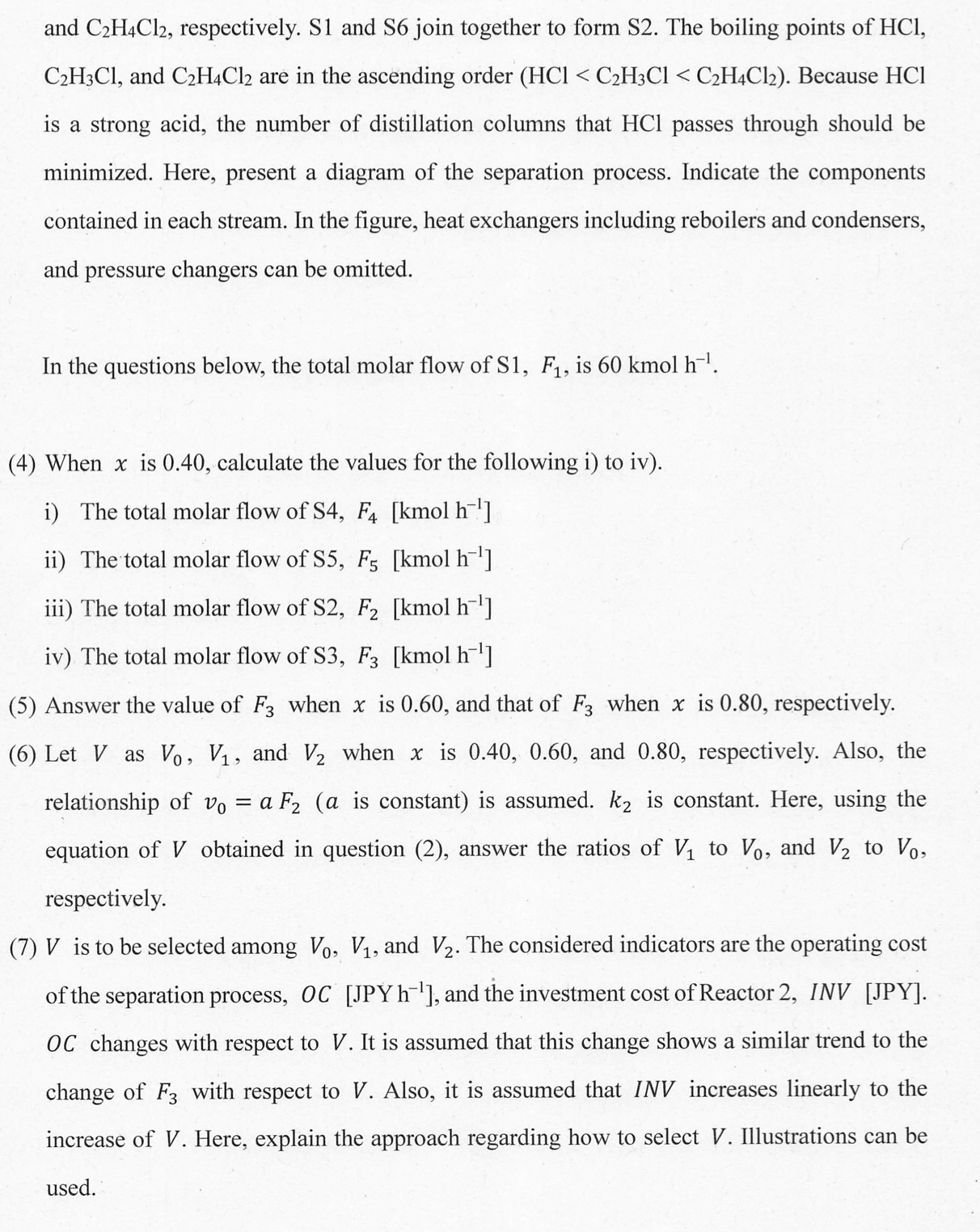 Solved I. A reaction A→B is performed in a flow reactor at | Chegg.com