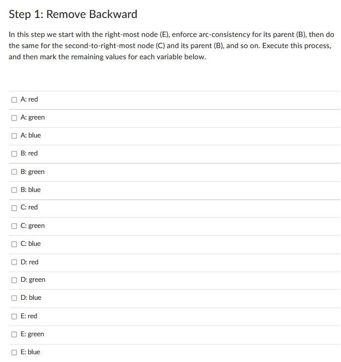 Solved Consider the following tree-structured CSP that | Chegg.com