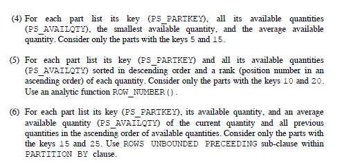 Solved Questions: What is the SELECT statement with the use | Chegg.com