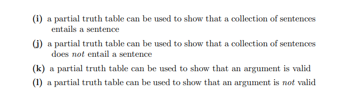1. Use truth tables with shortcuts to determine | Chegg.com