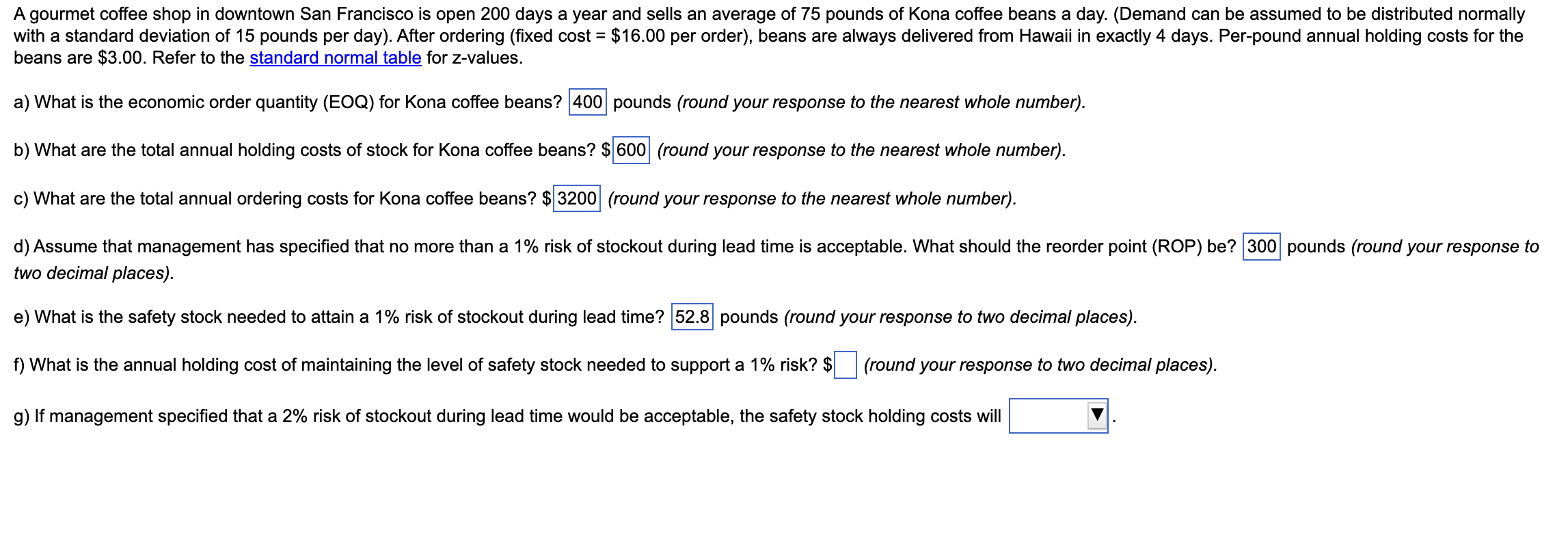 Solved Just give the answers for all not only explanation | Chegg.com