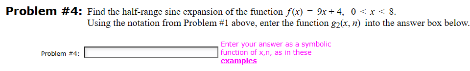 Solved Problem 4 Find The Half Range Sine Expansion Of The