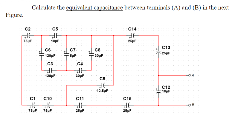 Solved Calculate the equivalent capacitance between | Chegg.com