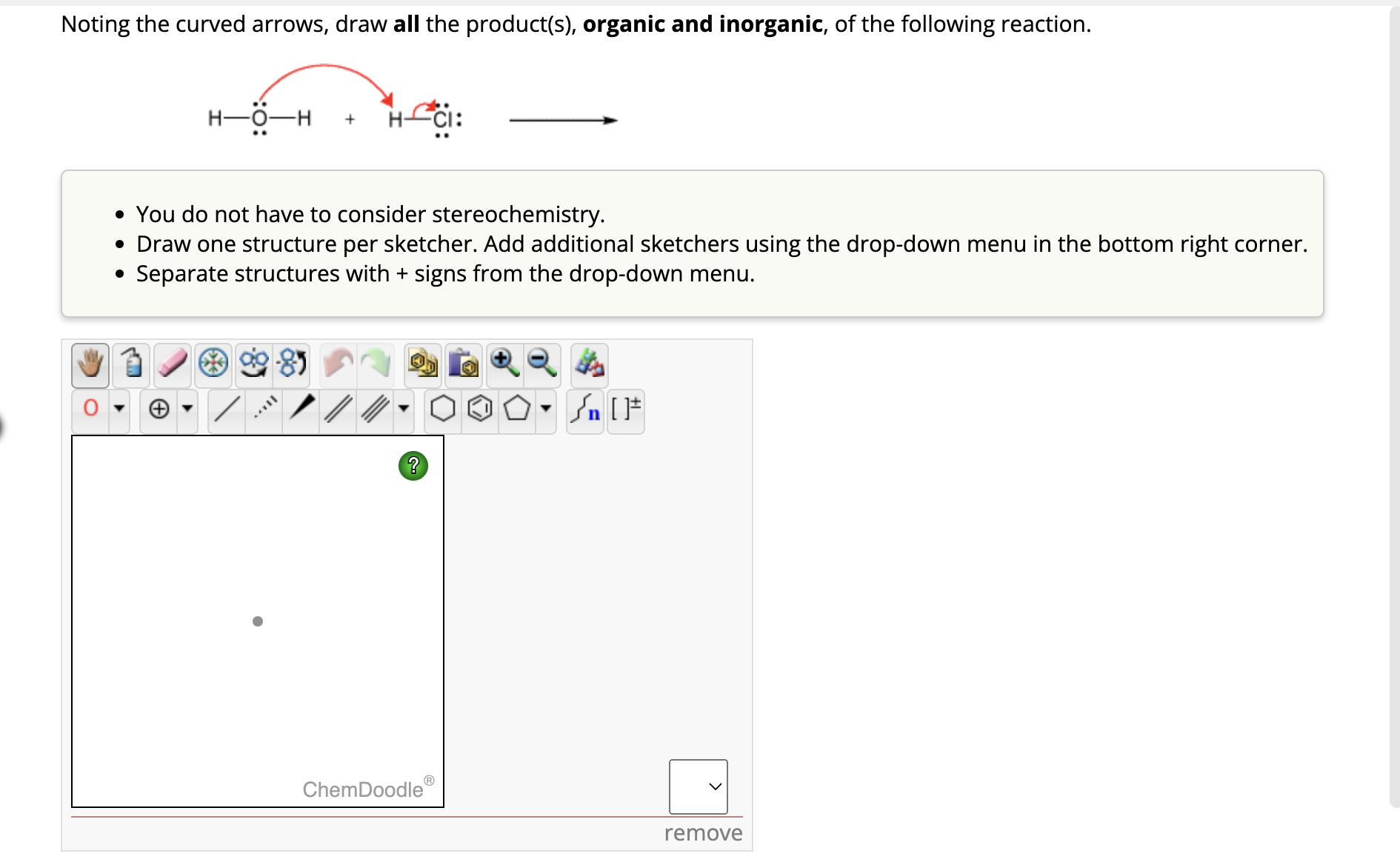Solved Noting the curved arrows, draw all the product(s), | Chegg.com