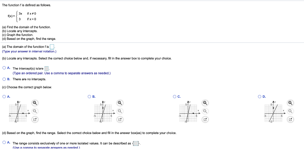 Solved The function f is defined as follows. 3x if x70 if | Chegg.com