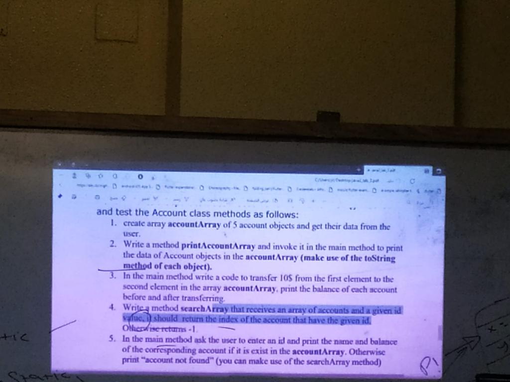 Solved Write a separate class AccountDemo with a main() | Chegg.com