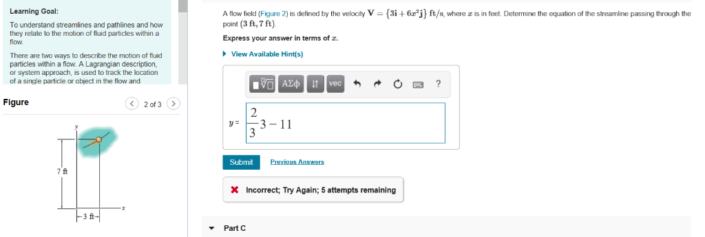 Solved Learning Goal To understand streamlines and pathlines | Chegg.com