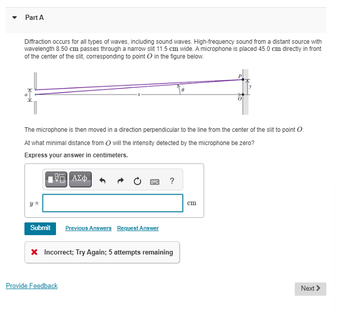 Solved Diffraction occurs for all types of waves, including | Chegg.com