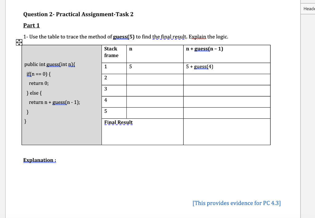 Solved 1- Use the table to trace the method of guess(5) to | Chegg.com