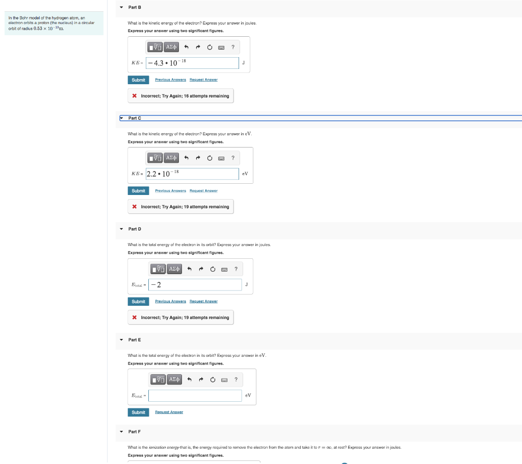 In the Boh model of the hydrogen atom, an electron | Chegg.com