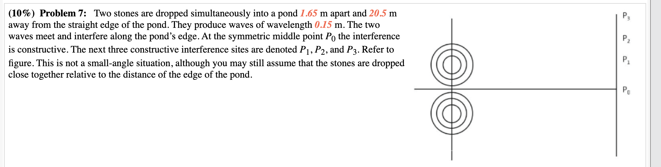 Solved (10\%) Problem 7: Two stones are dropped | Chegg.com