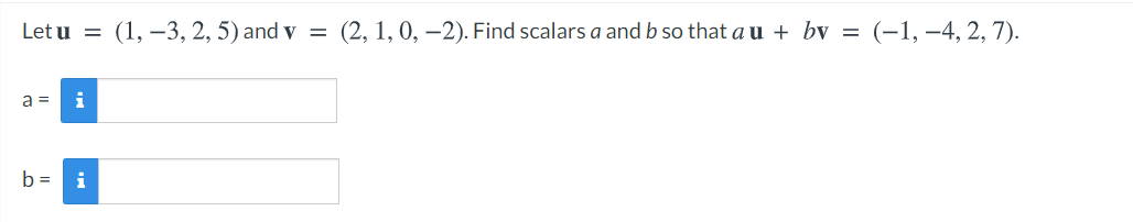 Solved Letu = (1, -3, 2, 5) and y = (2, 1, 0, -2). Find | Chegg.com