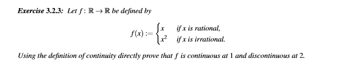 Solved Exercise 3.2.3: Letf: R R be defined by f(x):= fx 1x2 | Chegg.com