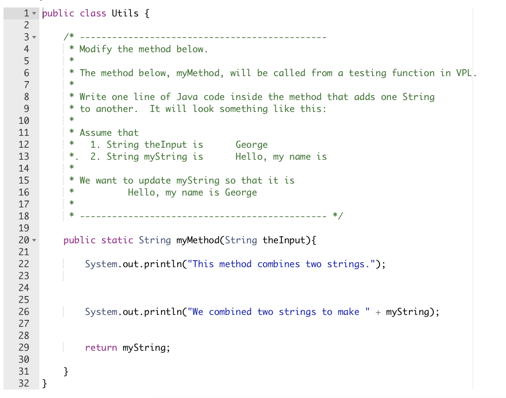 Solved * 1- public class Utils { 2 3 /* 4 * Modify the | Chegg.com