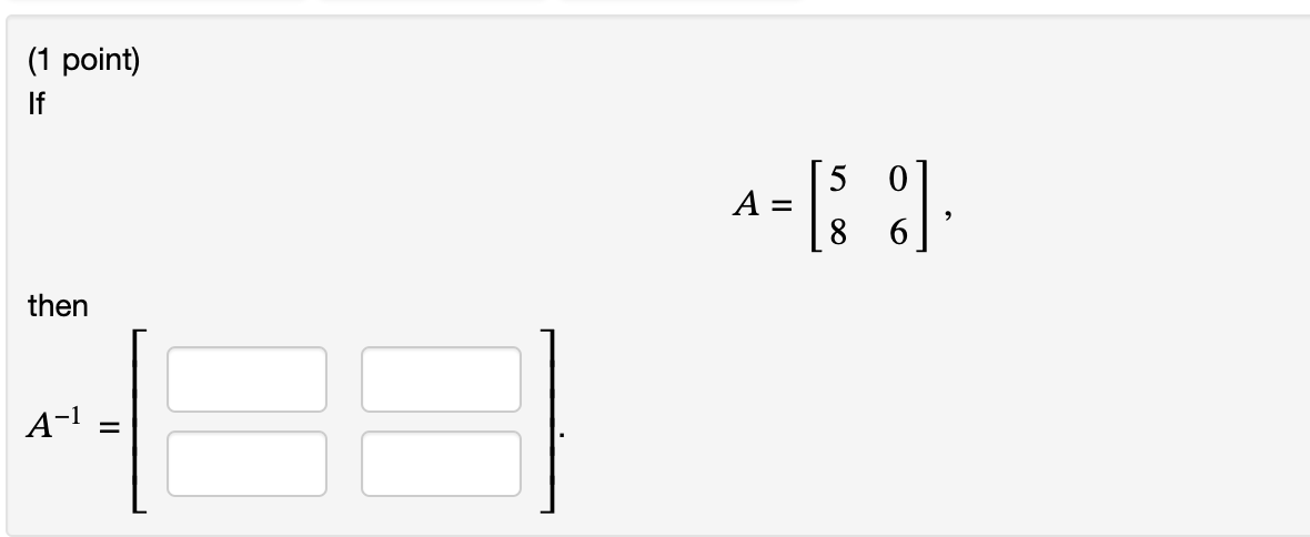 Solved then A−1=[] | Chegg.com