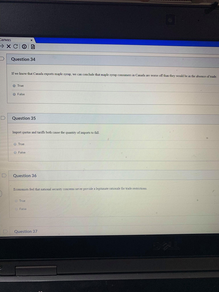 Solved Canvas → XC OG A-B 0 A A+B+C D Question 29 When a tax | Chegg.com