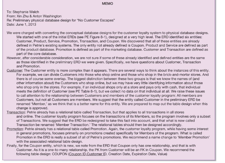 Solved Jim Watanabe, assistant director of IT for Petrie | Chegg.com