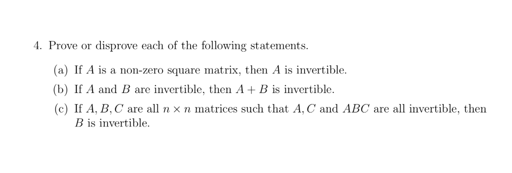 Solved disprove each of the following statements 4. Prove or | Chegg.com