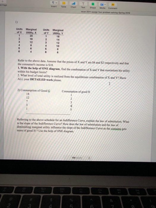 Solved d Page Insert Table Chart Text Shape Media Comment | Chegg.com