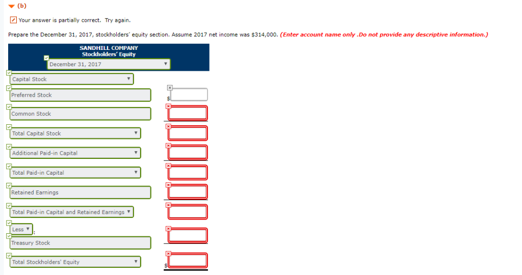 Solved Exercise 15-18 (Part Level Submission) Sandhill | Chegg.com